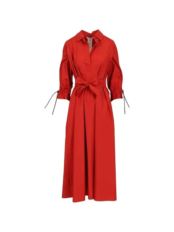 Max Mara Oversized Cotton Poplin Dress