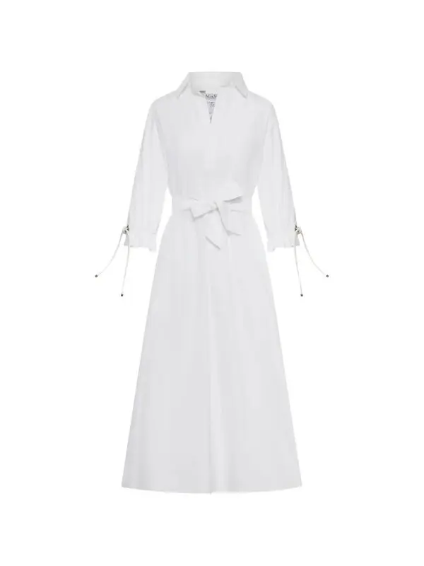 Max Mara Oversized Cotton Poplin Dress