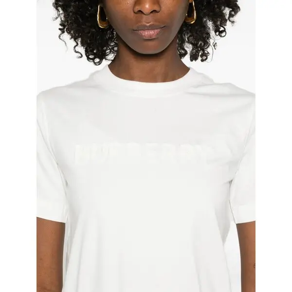 Burberry Embossed Logo Cotton T-shirt