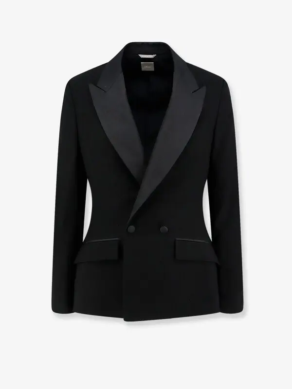 Dior Bar Virgin Wool Tuxedo Blazer