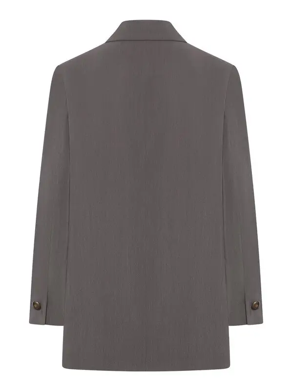 Giorgio Armani Tailored Double-breasted Silk Blazer - Multicolor