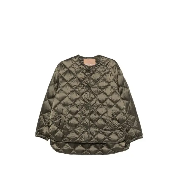 Max Mara Quilted Button-fastening Jacket
