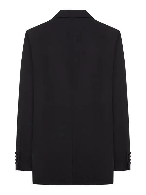 Saint Laurent Grain De Poudre Smoking Jacket