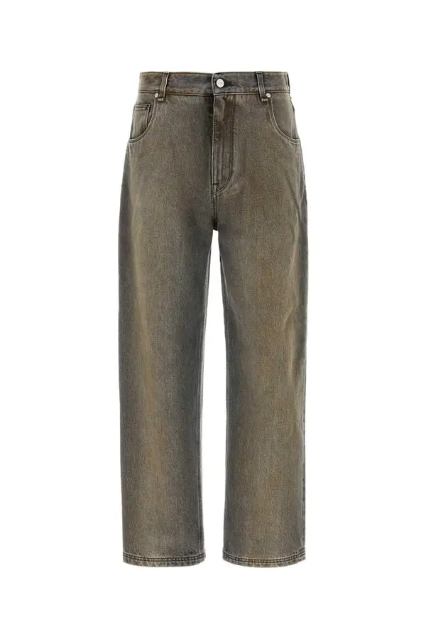 Fendi Straight Leg Jeans - Gray