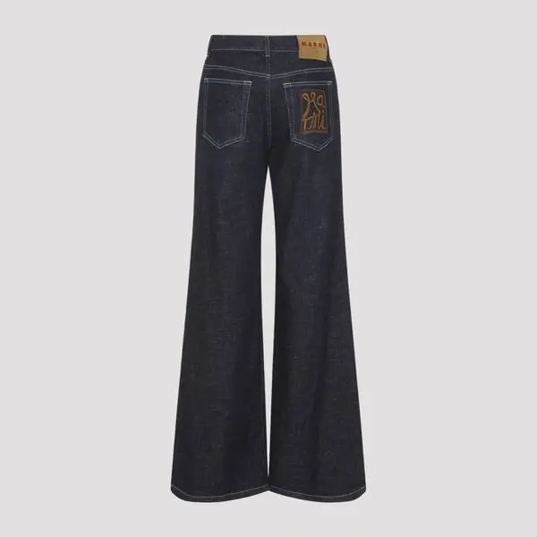 Marni Wide Leg Jeans - Blue