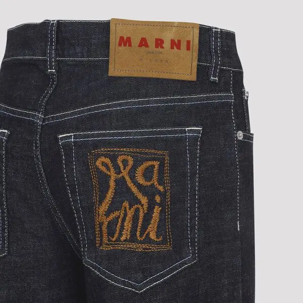 Marni Wide Leg Jeans - Blue