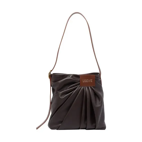 Loewe Draped Tote Bag With Logo Detail