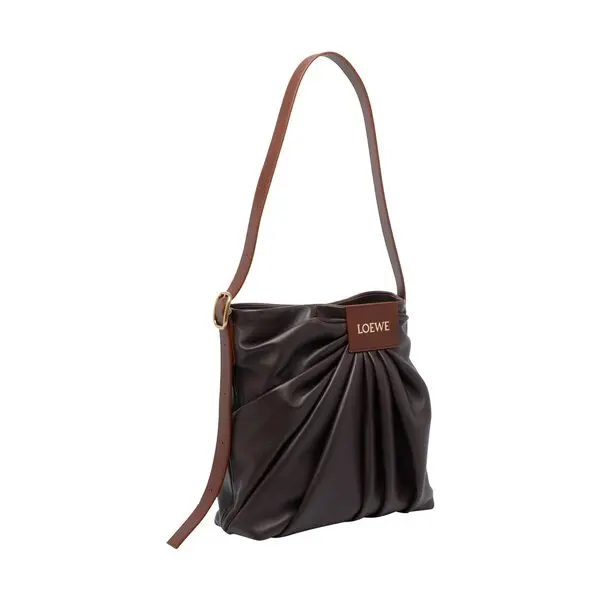 Loewe Draped Tote Bag With Logo Detail