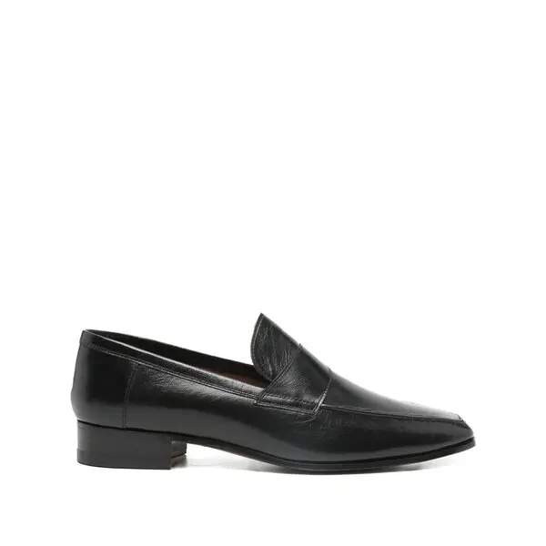 Paris Texas Leather Loafers - Black