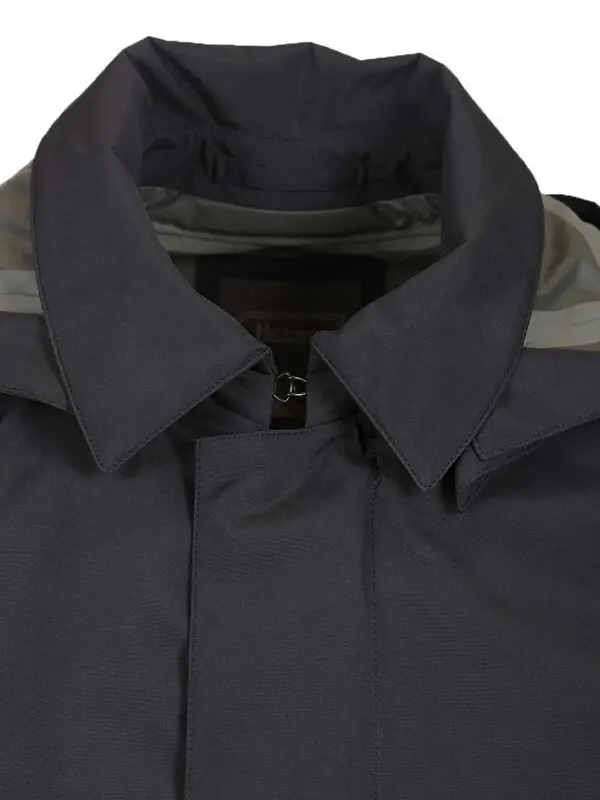Herno Polyester Microfibre Hooded Raincoat
