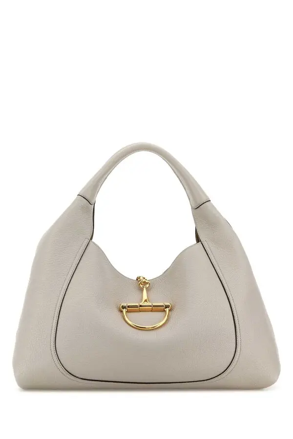 Gucci Large Softbit Shoulder Bag - Gray