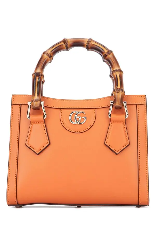 Gucci Calf Skin Top Handle Bag With Removable Shoulder Strap