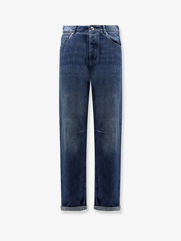 Brunello Cucinelli Leisure Fit Cotton Jeans - Multicolor
