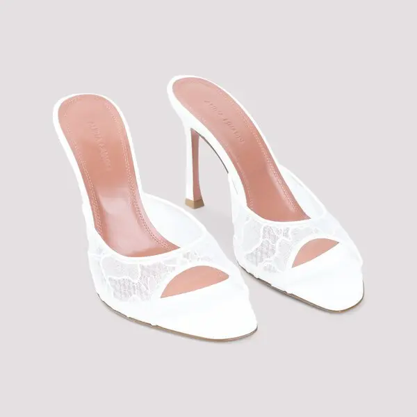 Amina Muaddi Alexa Lace 95 Mules