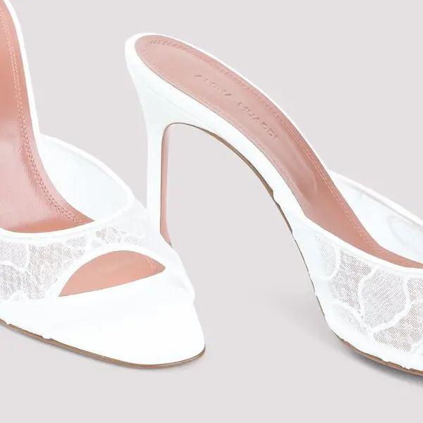 Amina Muaddi Alexa Lace 95 Mules