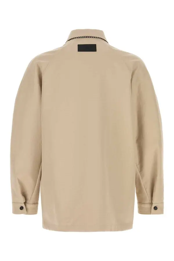 Givenchy Beige Cotton Jacket - Brown