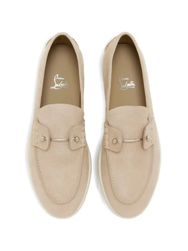 CHRISTIAN LOUBOUTIN Chambeliboat Leather Loafers