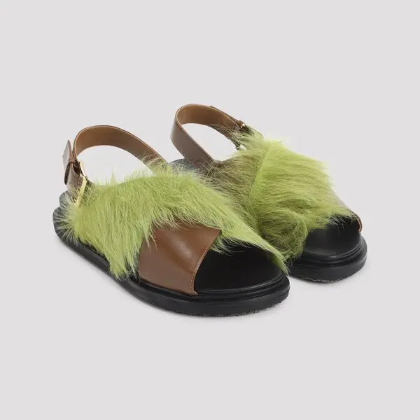Marni Fussbett Sandals - Brown