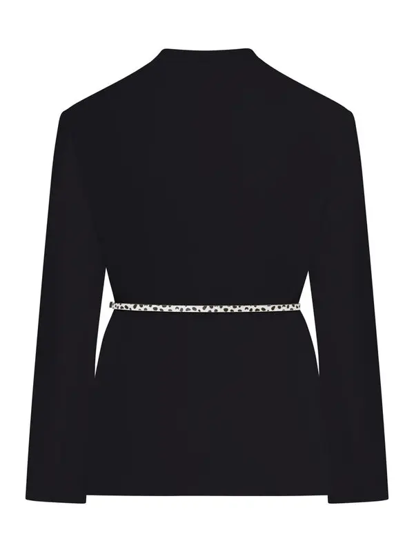 Max Mara Double-breasted Belted Cady Jacket
