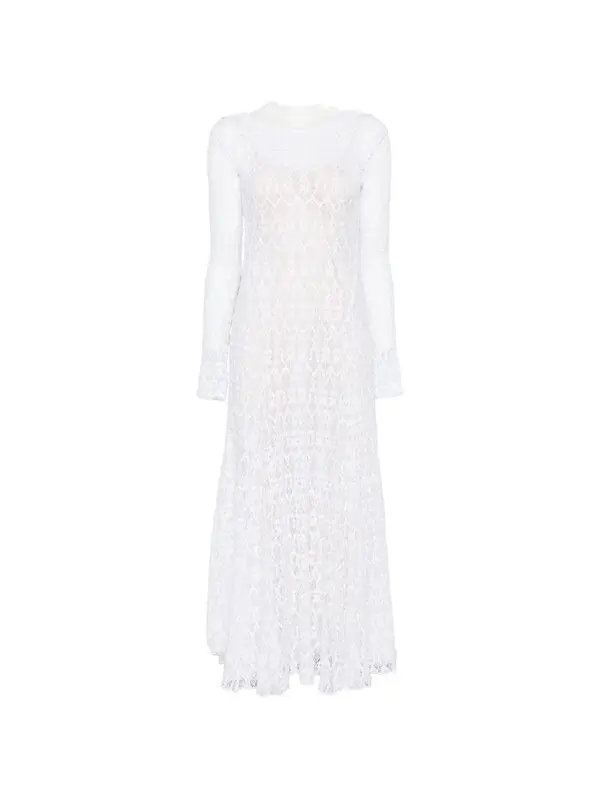 FORTE_FORTE Lace Long Dress - Multicolor