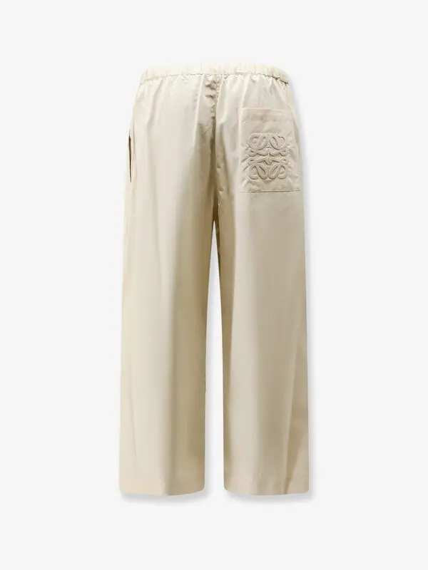 Loewe Cropped Cotton Trousers
