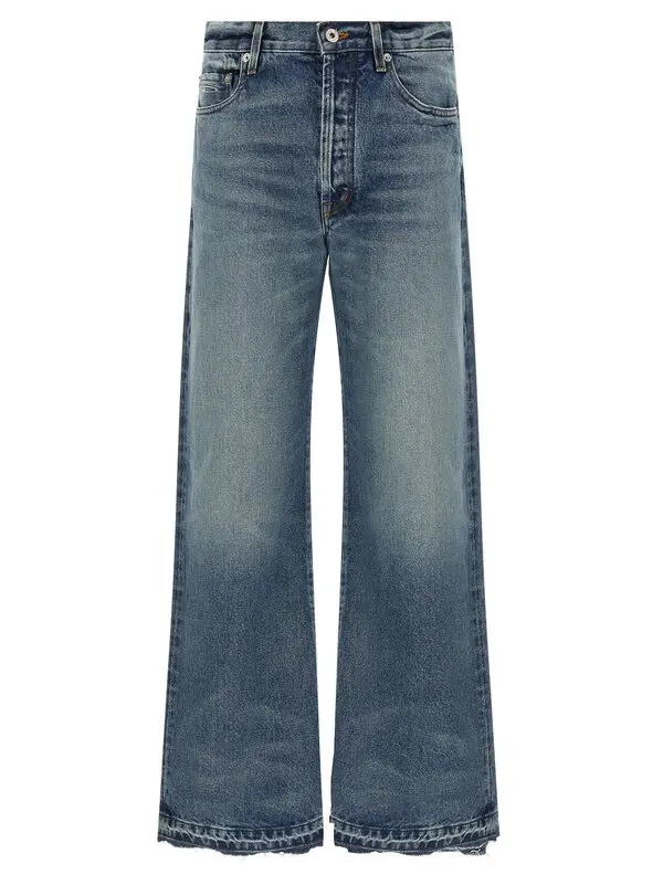 GALLERY DEPT. Melrose Stone-washed Wide-leg Jeans - Blue