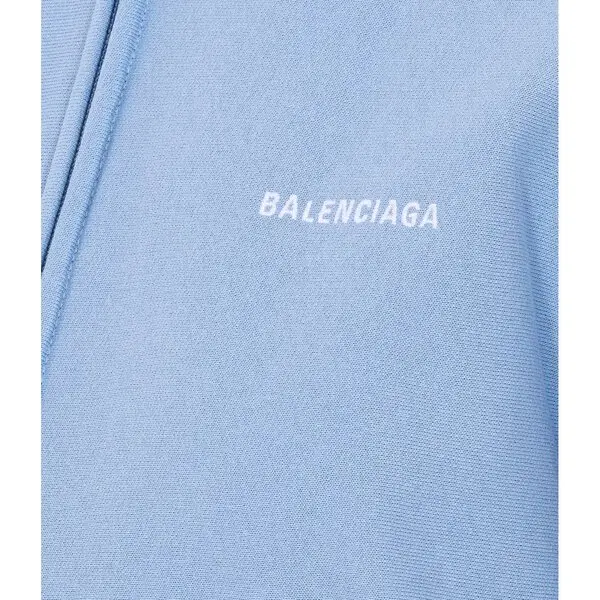 Balenciaga Zipped Hoodie - Blue