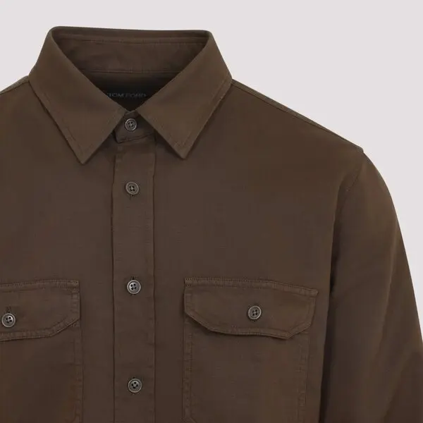TOM FORD Military Shirt - Green