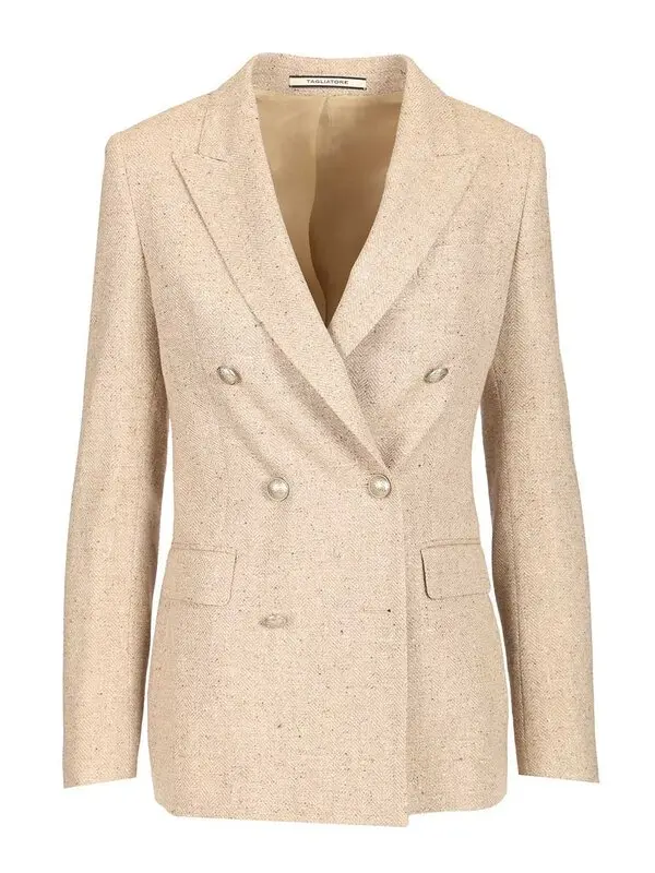 Tagliatore Double-breasted Peak Lapel Blazer