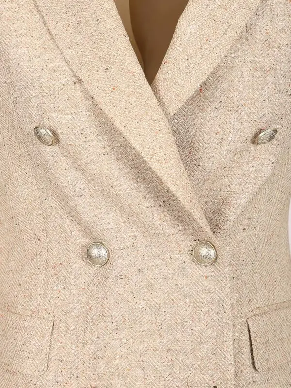 Tagliatore Double-breasted Peak Lapel Blazer