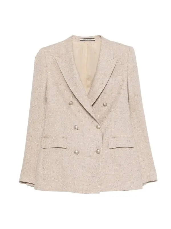 Tagliatore Double-breasted Peak Lapel Blazer
