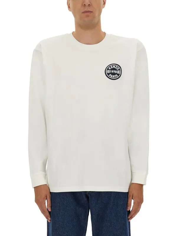 Kenzo Long-sleeved T-shirt - White