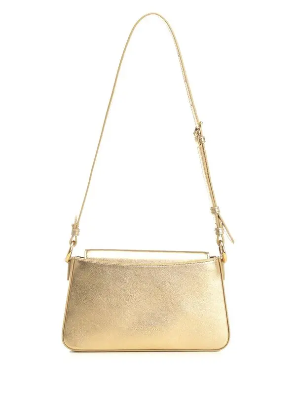Dolce & Gabbana Laminated Calfskin Phone Bag With Dg Logo