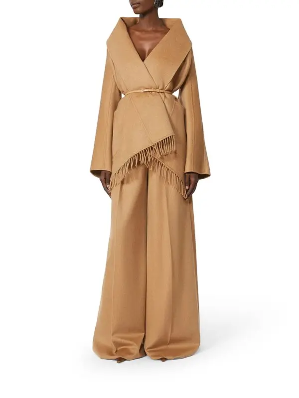 Max Mara Camel Hair Cardigan Coat