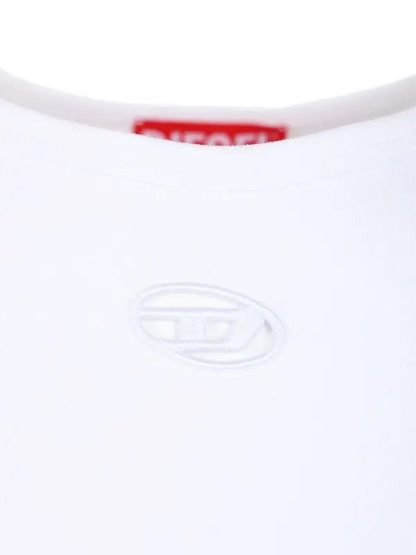 DIESEL® Slim-fit T-shirt With Embroidered Logo