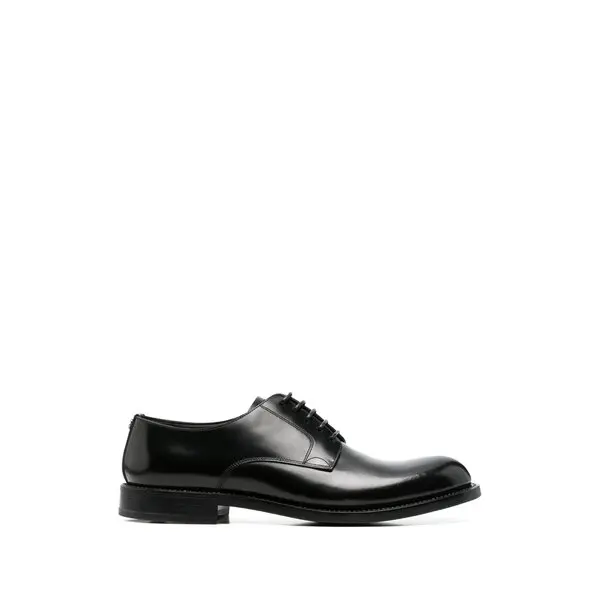 Dolce & Gabbana Leather Lace-up Dress Shoes - Black
