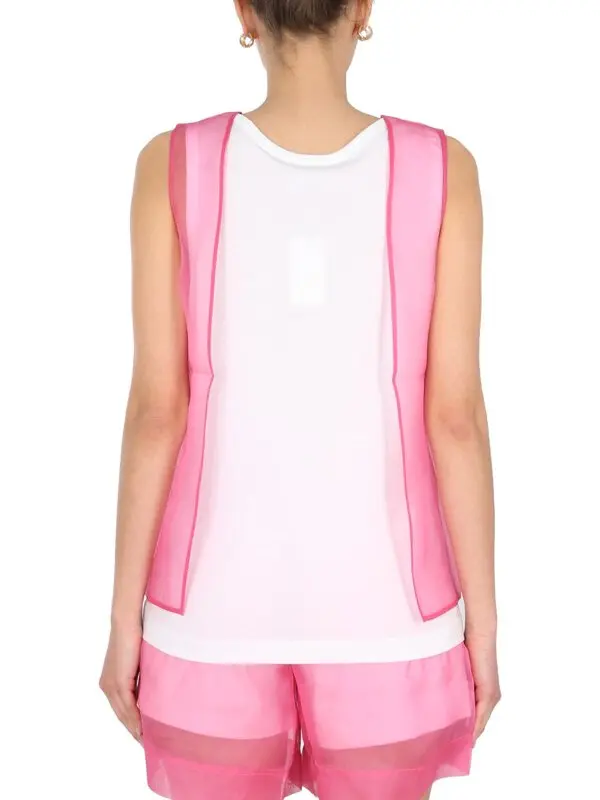 Dries Van Noten Hasche Top - Pink