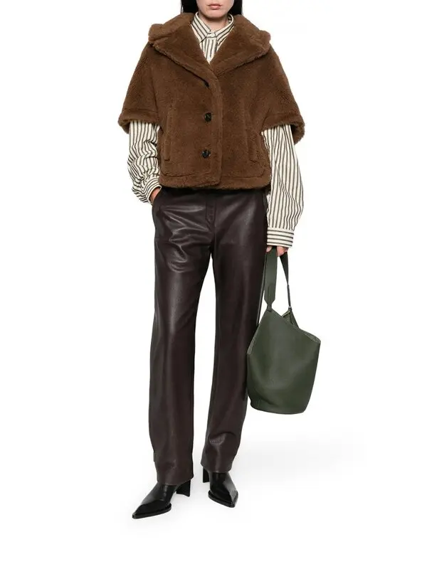Max Mara Corvino Teddy Short Coat - Multicolor