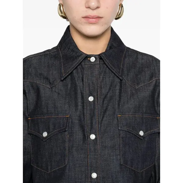 A.p.c. Denim Long Sleeve Shirt