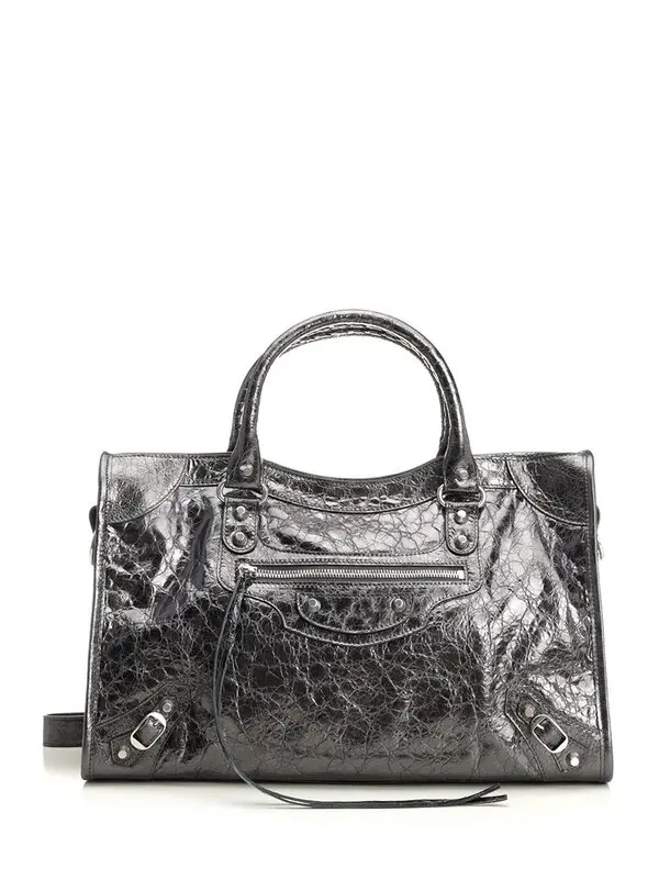 Balenciaga Le City Medium Stock Exchange Bag - Gray
