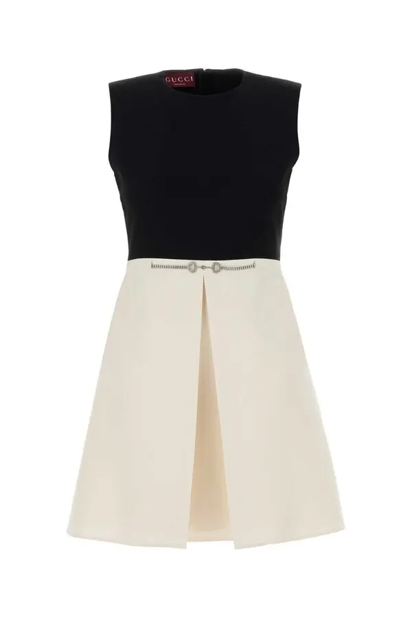 Gucci Two-tone Cady Dress