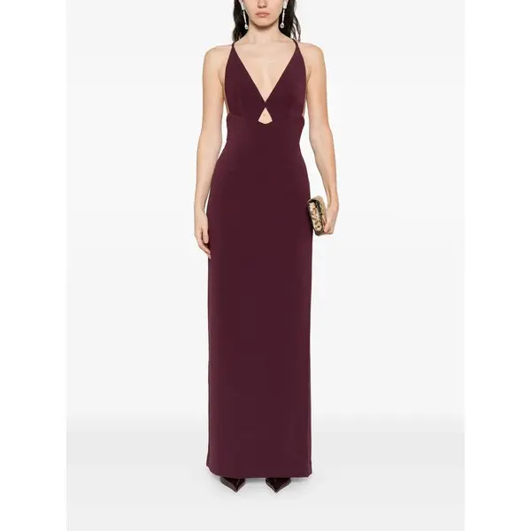 Solace London Dark Maxi Dress