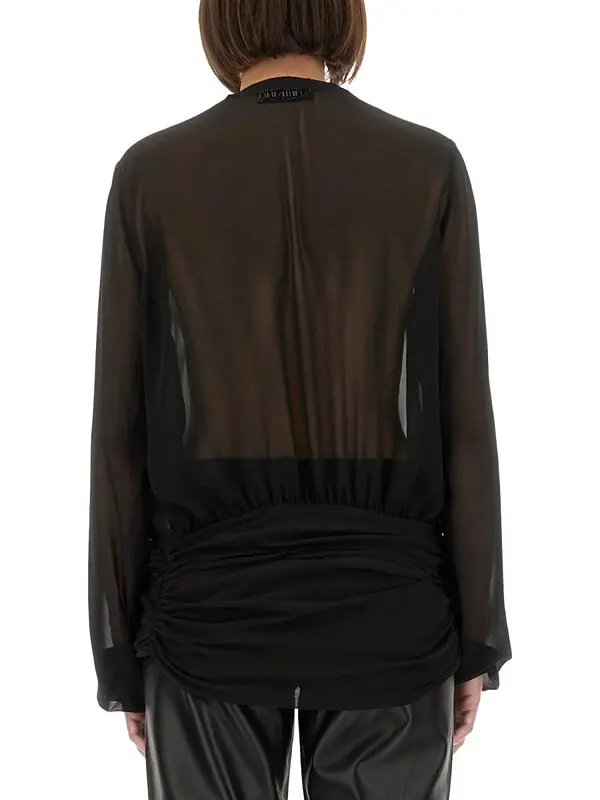 Attico Embroidered Georgette Blouse