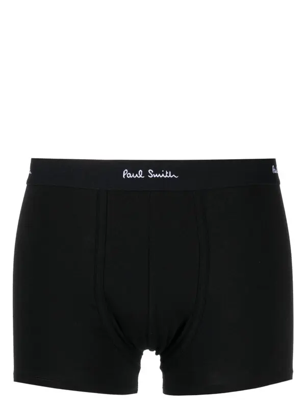 Paul Smith Logo Cotton Trunks 3pack - Multicolor