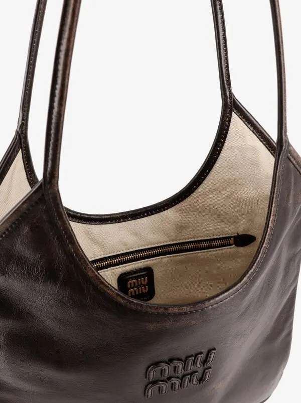 Miu Miu Leather Shoulder Bag - Multicolor