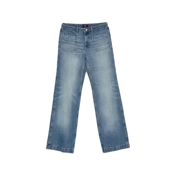 A.p.c. Wide-leg Denim Jeans - Blue