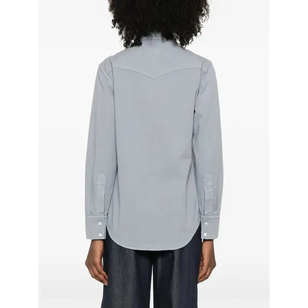 A.p.c. Light Grey Cotton Western Style Shirt