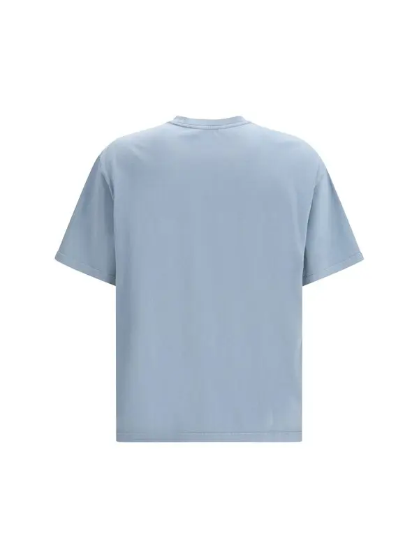 Marni Cotton Jersey T-shirt With Chest Pocket - Blue