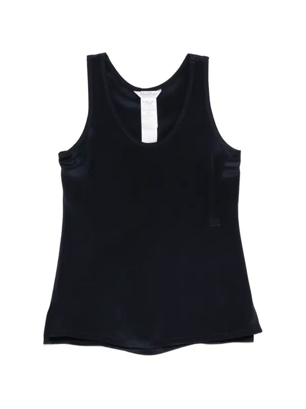 Max Mara Wool Halterneck Top - Multicolor