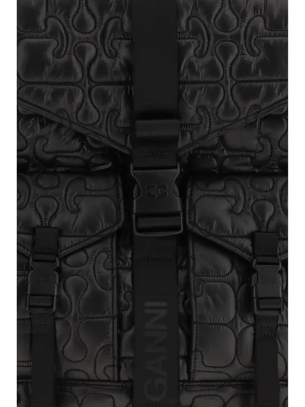 GANNI Quilted Backpack